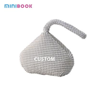 China Bling Bag Party Clutch Unique Handbags for Evening Women Purses Daily Life 20cm for sale