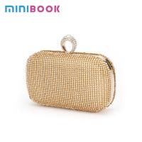 China Luxury Crystal Beaded Evening Bag for Women Diamond Rolling Stones Ladies Handbag 2023 for sale