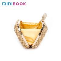China Luxury Crystal Beaded Evening Bag for Women Diamond Rolling Stones Ladies Handbag 2023 for sale
