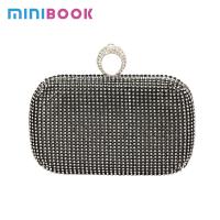 China Luxury Crystal Beaded Evening Bag for Women Diamond Rolling Stones Ladies Handbag 2023 for sale