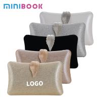 China Custom Logo Small Sequin Ladies Clutch Hand Bag for Wedding Dinner Banquet Evening Party 20x12cm for sale