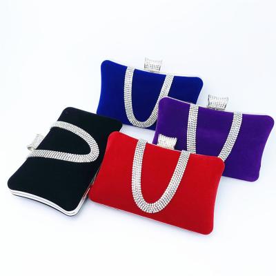 China Rhinestone Bling Hand Bag for Women Luxury Party Evening Clutch 30cm for sale