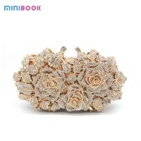 China 22x12x6cm Women's Shiny PU Metal Chain Shoulder Bag for Wedding Bridal Single Handle for sale