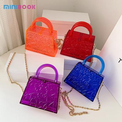 China Multicolor Ice Cracked Acrylic Clutch Bag 14.5x11x6cm for Evening Events Women for sale