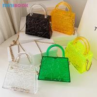 China Multicolor Ice Cracked Acrylic Clutch Bag 14.5x11x6cm for Evening Events Women for sale