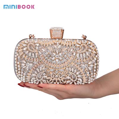 China GoldenChic Shiny Party Bridal Evening Clutch Handbag 19cm x 12.5cm for Glamour for sale