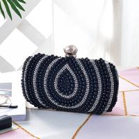 China Women Crystal Clutch Bag ABS PC Rhinestone Handbag 20cm 13cm Shoulder Bag for sale
