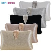 China Minibook Sequin Evening Clutch Bag for Women PU Leather 19.5cm Party Handbag for sale