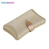 China Minibook Sequin Evening Clutch Bag for Women PU Leather 19.5cm Party Handbag for sale