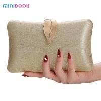 China Minibook Sequin Evening Clutch Bag for Women PU Leather 19.5cm Party Handbag for sale