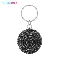 China Minibook Fashion Ladies Handbag Metal Main Material 12.5cm x 13.5cm x 25cm Open Type for sale