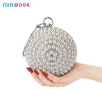 China Minibook Fashion Ladies Handbag Metal Main Material 12.5cm x 13.5cm x 25cm Open Type for sale