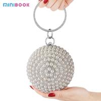 China Minibook Fashion Ladies Handbag Metal Main Material 12.5cm x 13.5cm x 25cm Open Type for sale