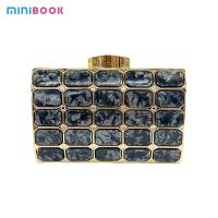 China Minibook Acrylic Evening Clutch Bag 17cm Women Party Wedding Chain Shoulder Bag for sale