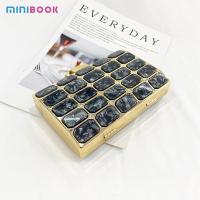 China Minibook Acrylic Evening Clutch Bag 17cm Women Party Wedding Chain Shoulder Bag for sale
