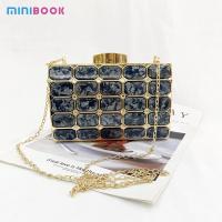 China Minibook Acrylic Evening Clutch Bag 17cm Women Party Wedding Chain Shoulder Bag for sale