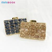 China Minibook Acrylic Evening Clutch Bag 17cm Women Party Wedding Chain Shoulder Bag for sale