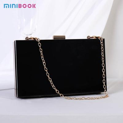 China Acrylic Evening Clutch Bag for Women Small Chain Shoulder Bag 18cm x 11cm for sale