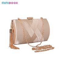 China Custom Bridal Clutch Evening Bag Metal Frame Women Handbag 17.5x11x7cm for sale