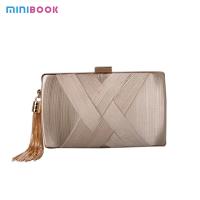 China Custom Bridal Clutch Evening Bag Metal Frame Women Handbag 17.5x11x7cm for sale