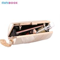 China Custom Bridal Clutch Evening Bag Metal Frame Women Handbag 17.5x11x7cm for sale