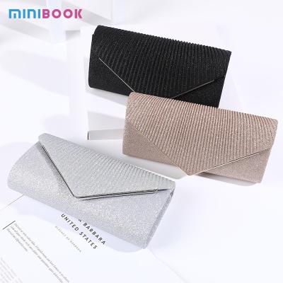 China Custom Polyester Magnetic Clutch Handbag for Dinner Ladies 24.8x11x5cm for sale