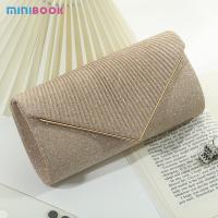 China Custom Polyester Magnetic Clutch Handbag for Dinner Ladies 24.8x11x5cm for sale