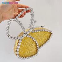 China Women Crystal Rhinestone Evening Clutch Bag Wedding Shoulder Purse 25cm for sale