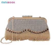 China Crystal Minibook Clutch Handbag for Women Wedding Party 23.5cm Shoulder Bag for sale