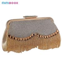 China Crystal Minibook Clutch Handbag for Women Wedding Party 23.5cm Shoulder Bag for sale