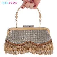China Crystal Minibook Clutch Handbag for Women Wedding Party 23.5cm Shoulder Bag for sale