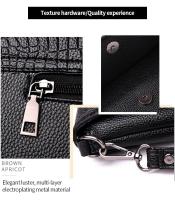 China Genuine Leather Crocodile Pattern Envelope Clutch Bag for Women Fashion Handbag 2023 for sale
