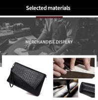 China Genuine Leather Crocodile Pattern Envelope Clutch Bag for Women Fashion Handbag 2023 for sale
