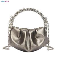 China Women's Crossbody Party Dinner Evening Bag Chain PU Leather Handbag 20cm x 12cm for sale