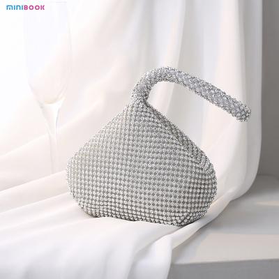 China Low MOQ Mix Models Open Style Lady Wedding Bridal Evening Handbag Purse Bag for sale