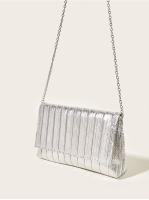 China Envelope Minibook Shiny Clutch Luxury Rainbow Color Evening Bag for Wedding Party 20cm for sale