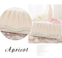 China Crystal Pleated Evening Handbag OEM ODM Elegant Women Party Bag 25cm Custom Logo for sale