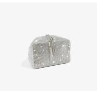 China Shiny Crystal Bucket Purse Bridal Wedding Evening Party Clutch Bag for Women Luxury 20cm for sale
