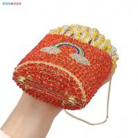 China Metal Rhinestone Chain Evening Bag for Women Party Clutch 20cm x 12cm for sale