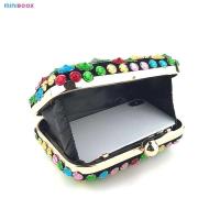 China Luxury Women's Evening Clutch Handbag Banquet Bag Low MOQ 20cm Mix Models Custom Logo for sale