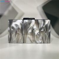 China Custom Letter Pattern Acrylic Minibook Evening Bag for Women Party 20x12cm for sale