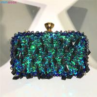 China Luxury Sequin Clutch Purse for Women Party Wedding Beaded Evening Bag 25cm for sale