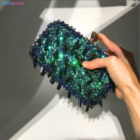 China Luxury Sequin Clutch Purse for Women Party Wedding Beaded Evening Bag 25cm for sale