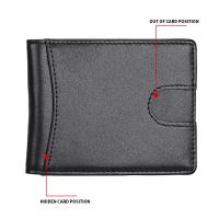 China Men's Genuine Leather Wallet with Multi-functional Coin Purse 8 Card Slots RFID Blocking for sale
