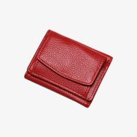 China PU Leather Women Short Wallet with Multi Slot Card Holder and Mini Coin Purse 8x4x1 inch for sale