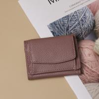 China PU Leather Women Short Wallet with Multi Slot Card Holder and Mini Coin Purse 8x4x1 inch for sale