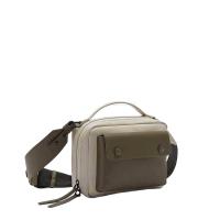 China Men's Multifunctional PU Leather Sports Waist Bag for Outdoor Travel Riding 2L Capacity for sale