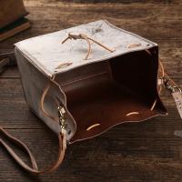 China Genuine Leather Vintage Forest Style Top Layer Cowhide Shoulder Crossbody Bag for Women 30x20x10 cm for sale