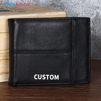 China Minibook Custom Leather Business Card Holder Case Waterproof Credit Card Wallet for Men Women for sale