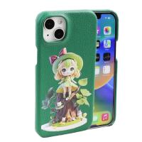 China Shockproof PU Leather UV Print Phone Case for iPhone 15 14 13 12 Pro Max with Wireless Charging Support for sale